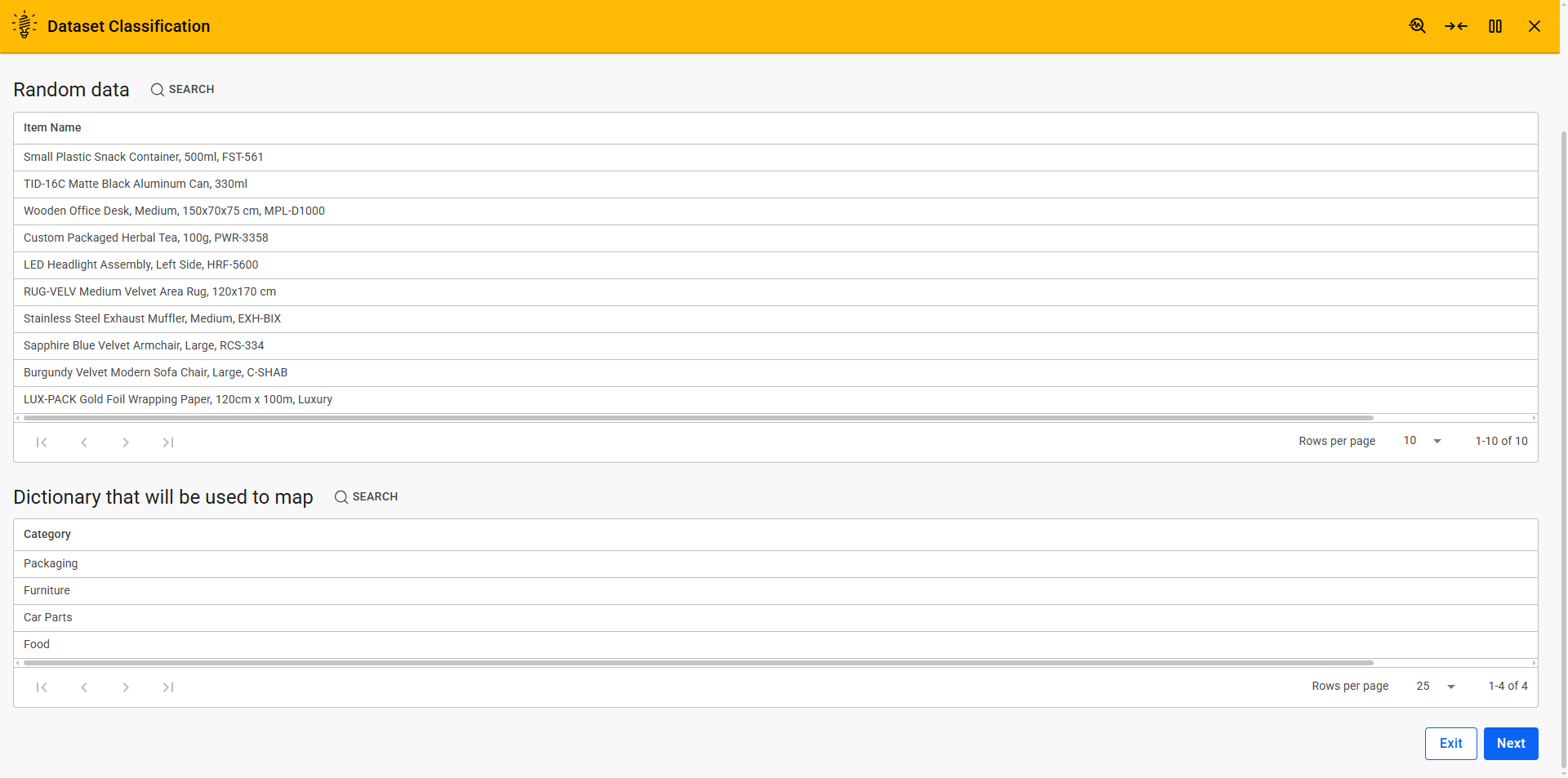 Dataset Classification - ChatGPT Example - Novacura Marketplace 2025