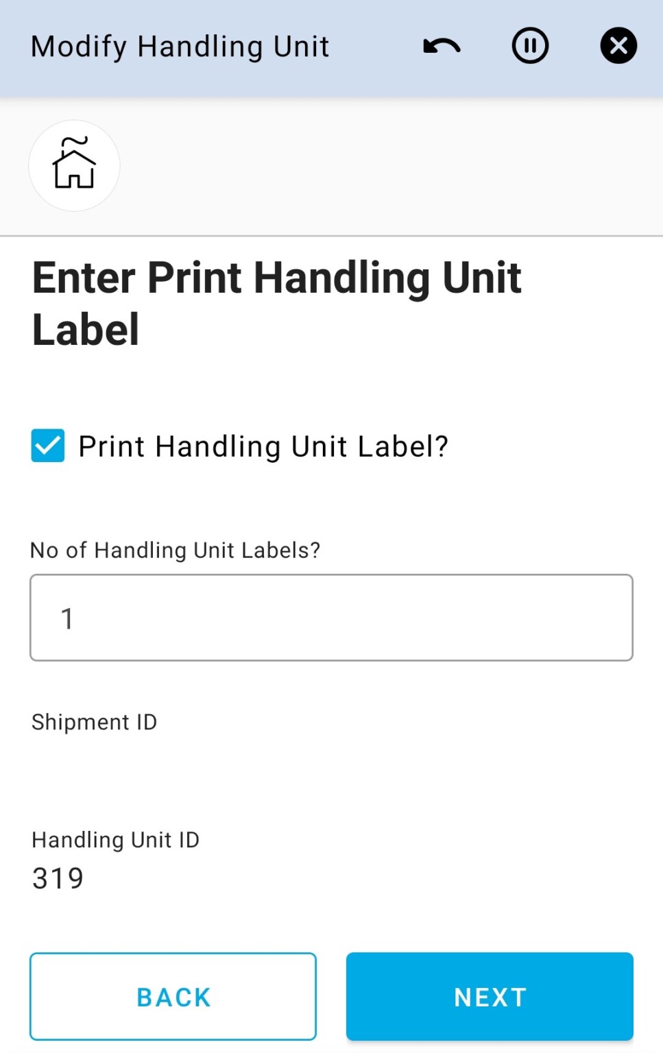 Modify Handling Unit - Novacura Marketplace 2025